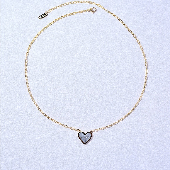 Jewelry | Never Forget Heart Pendant Necklace | Poshmark